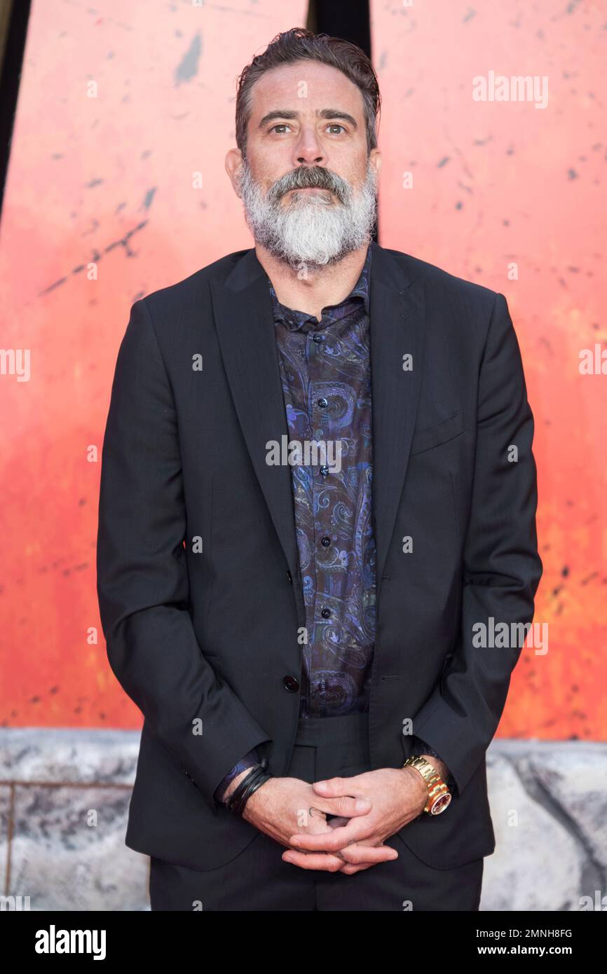 Actor Jeffrey Dean Morgan poses for photographers upon arrival at the ...