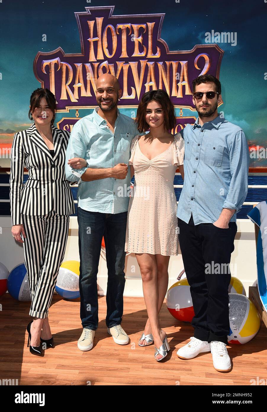 Kathryn Hahn, from left, Keegan-Michael Key, Selena Gomez and Andy ...