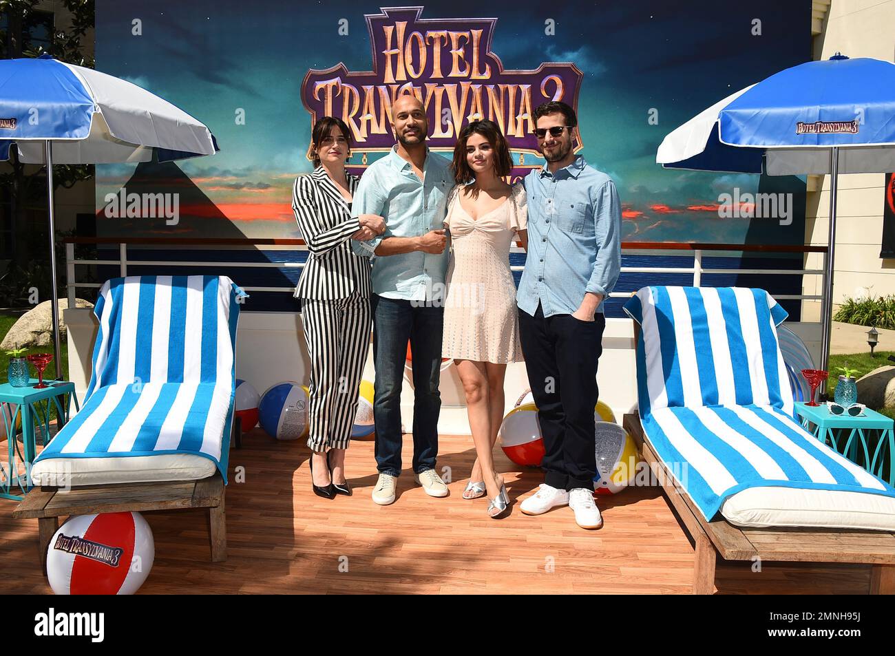 Kathryn Hahn, from left, Keegan-Michael Key, Selena Gomez and Andy ...