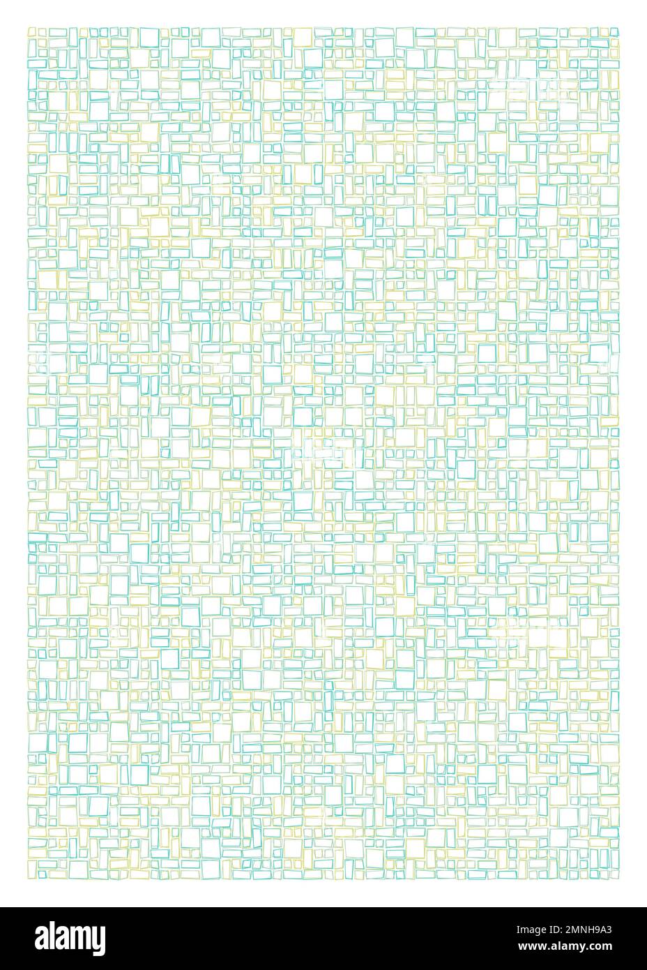 Abstract Offset Quads generative art background art illustration Stock ...