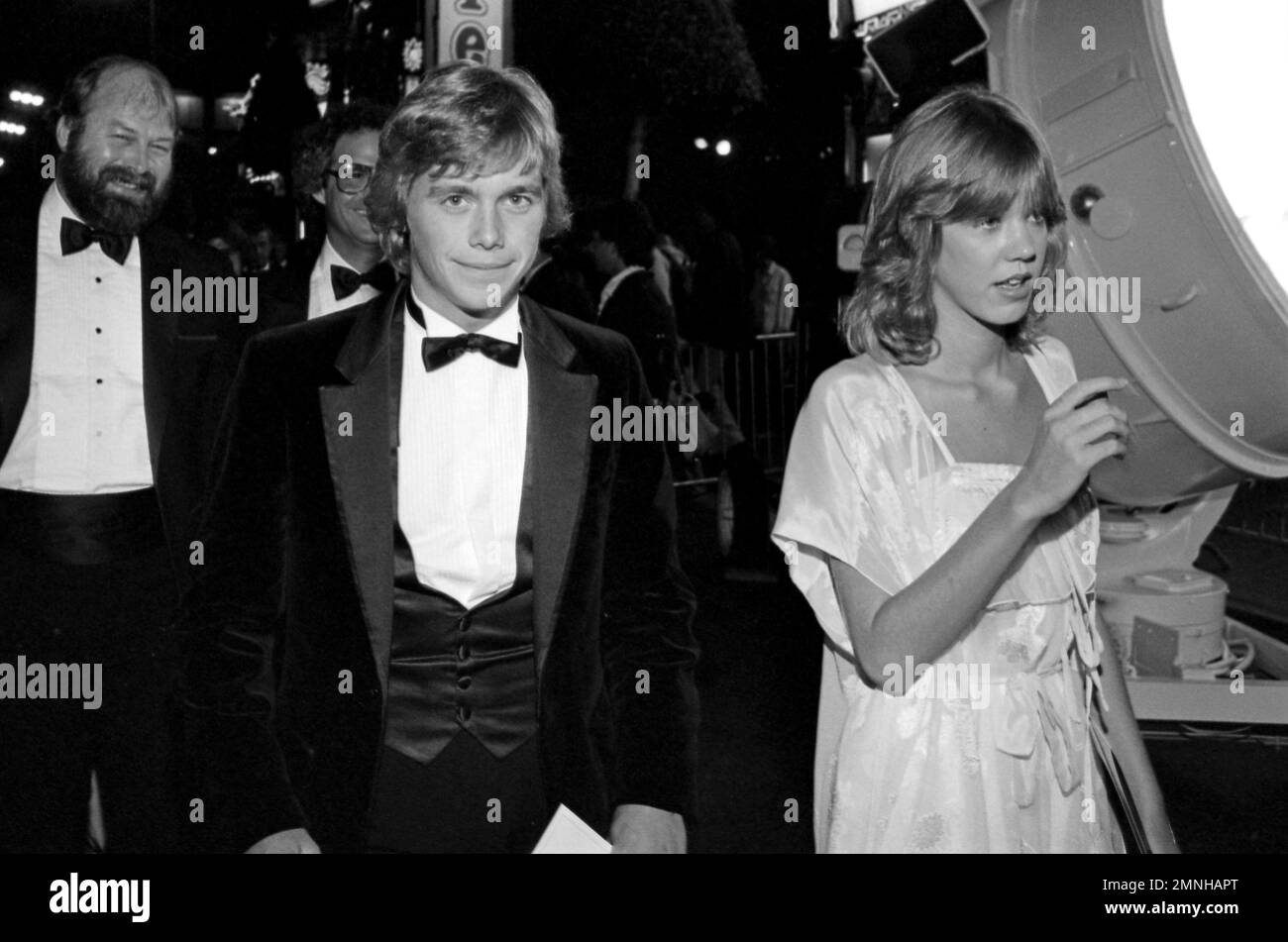 Carrie Hamilton and Christopher Atkins at the premiere of Annie at Mann ...
