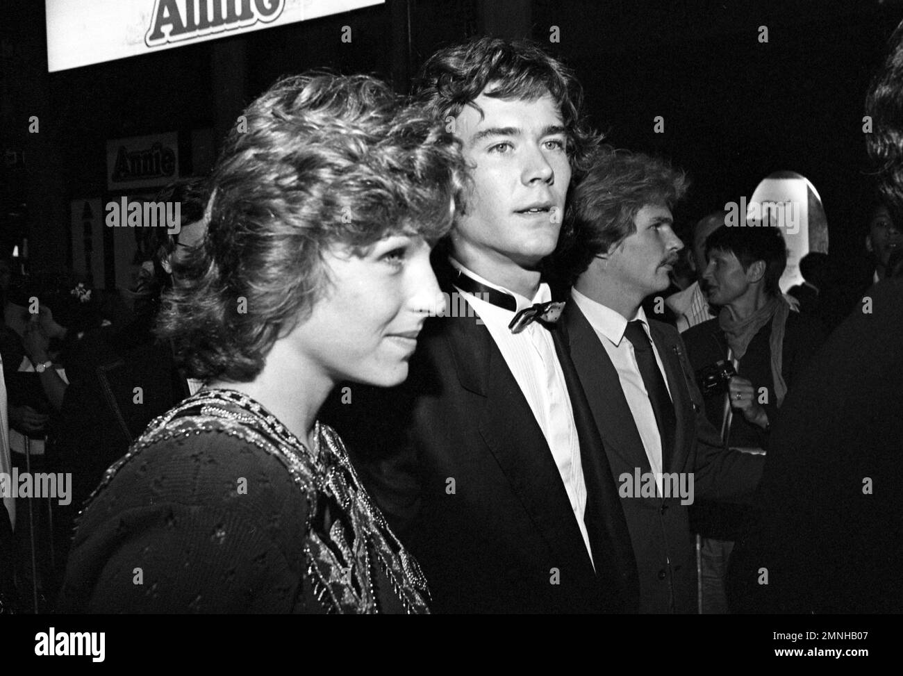 Timothy Hutton and Tatum O'Neal at the premiere of Annie at Mann's Chinese Theater May 19, 1982 ...