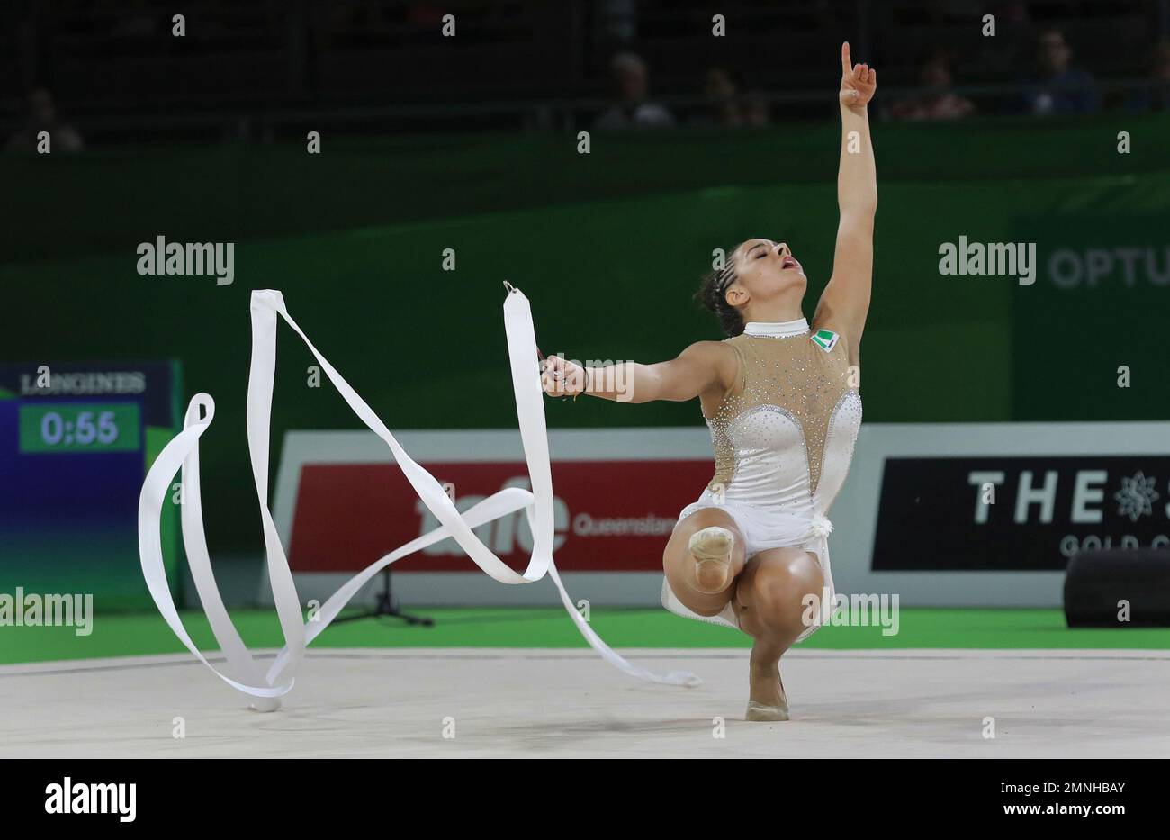 Nigeria's Jade Faulkner competes in the team final and individual ...