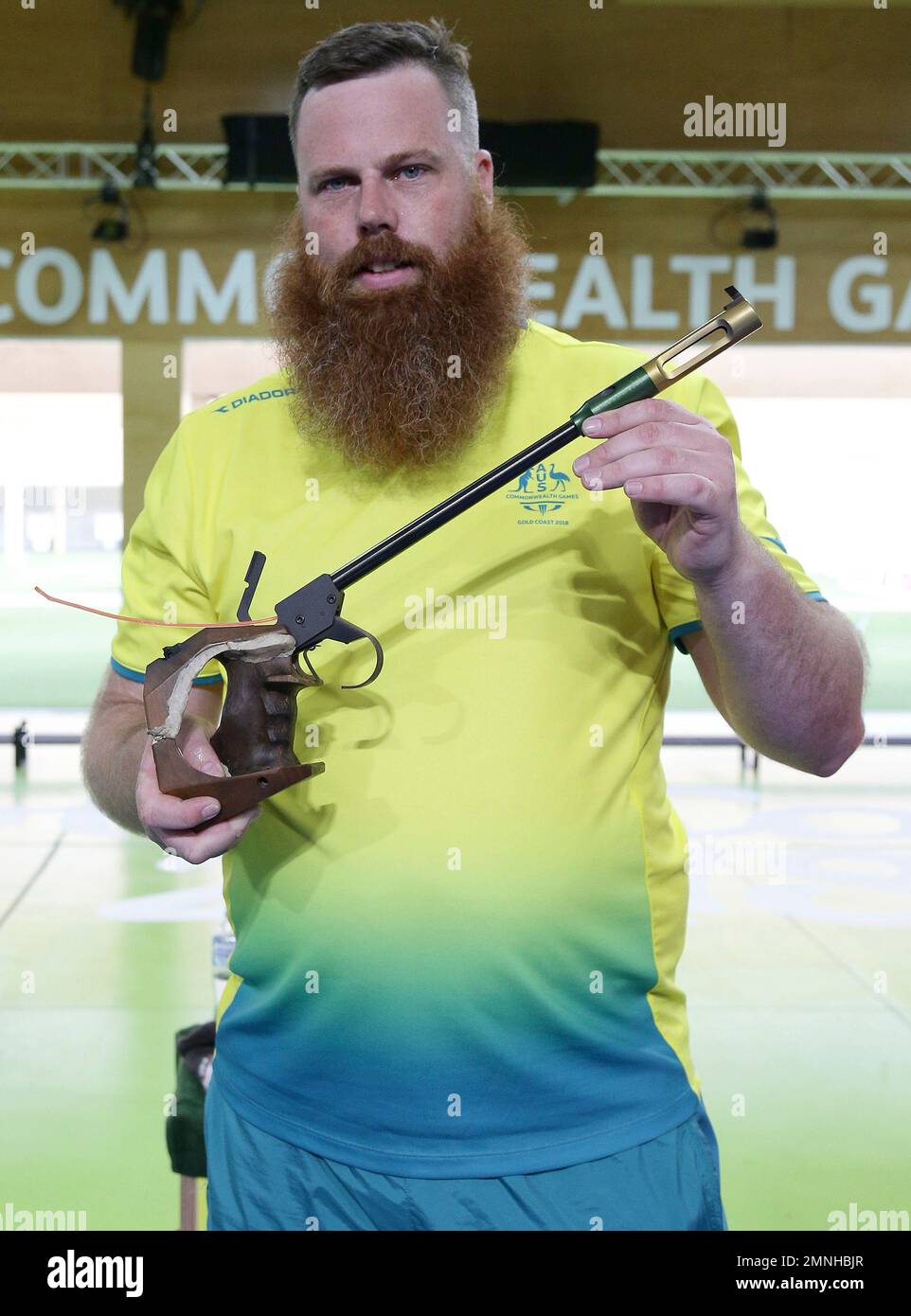 Daniel Repacholi of Australia pauses after he won the gold medal during ...