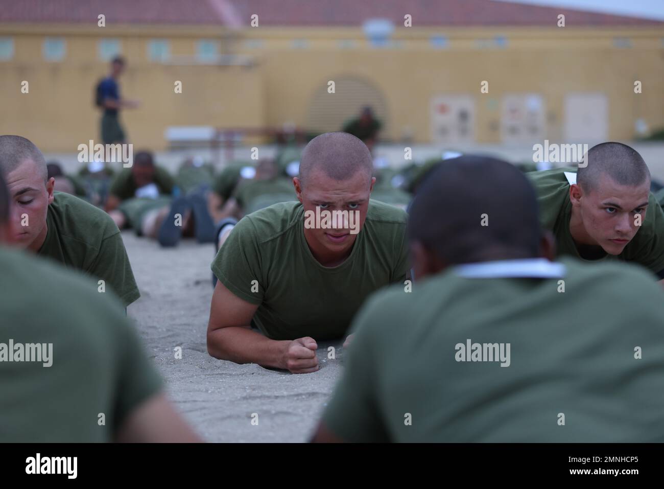 U.S. Marine Corps Recruit Cody Busitzky with Mike Company, 2nd Recruit ...