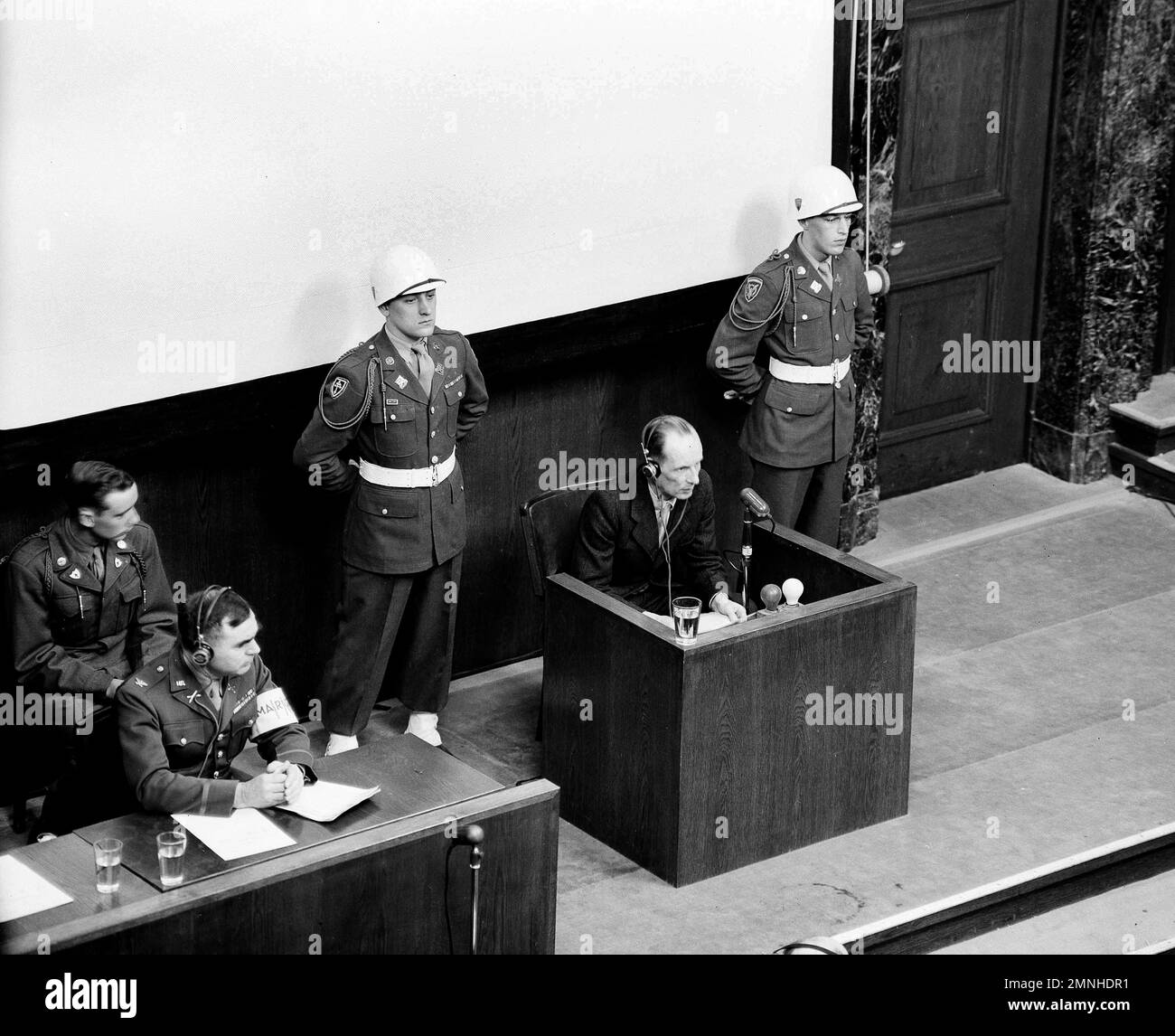 Adolf J. Westhoff, a special witness on the stand, testifies at the ...