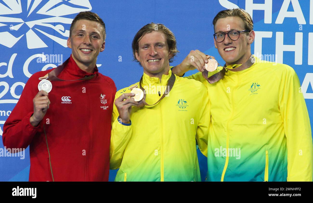 From left, Silver medalist Daniel Jervis from Wales, gold medalist Jack ...