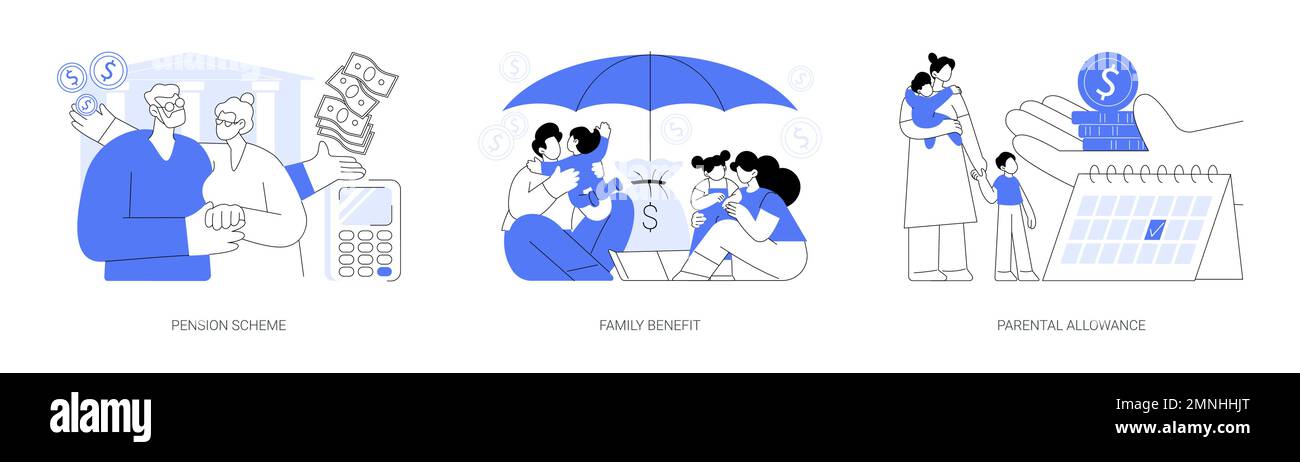 Family budget abstract concept vector illustrations Stock Vector Image ...