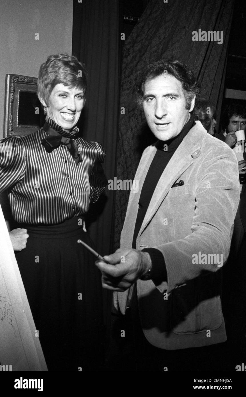 Marcia Wallace backstage with Judd Hirsch at Marcia Wallace's one-woman show 'An Almost Perfect ...
