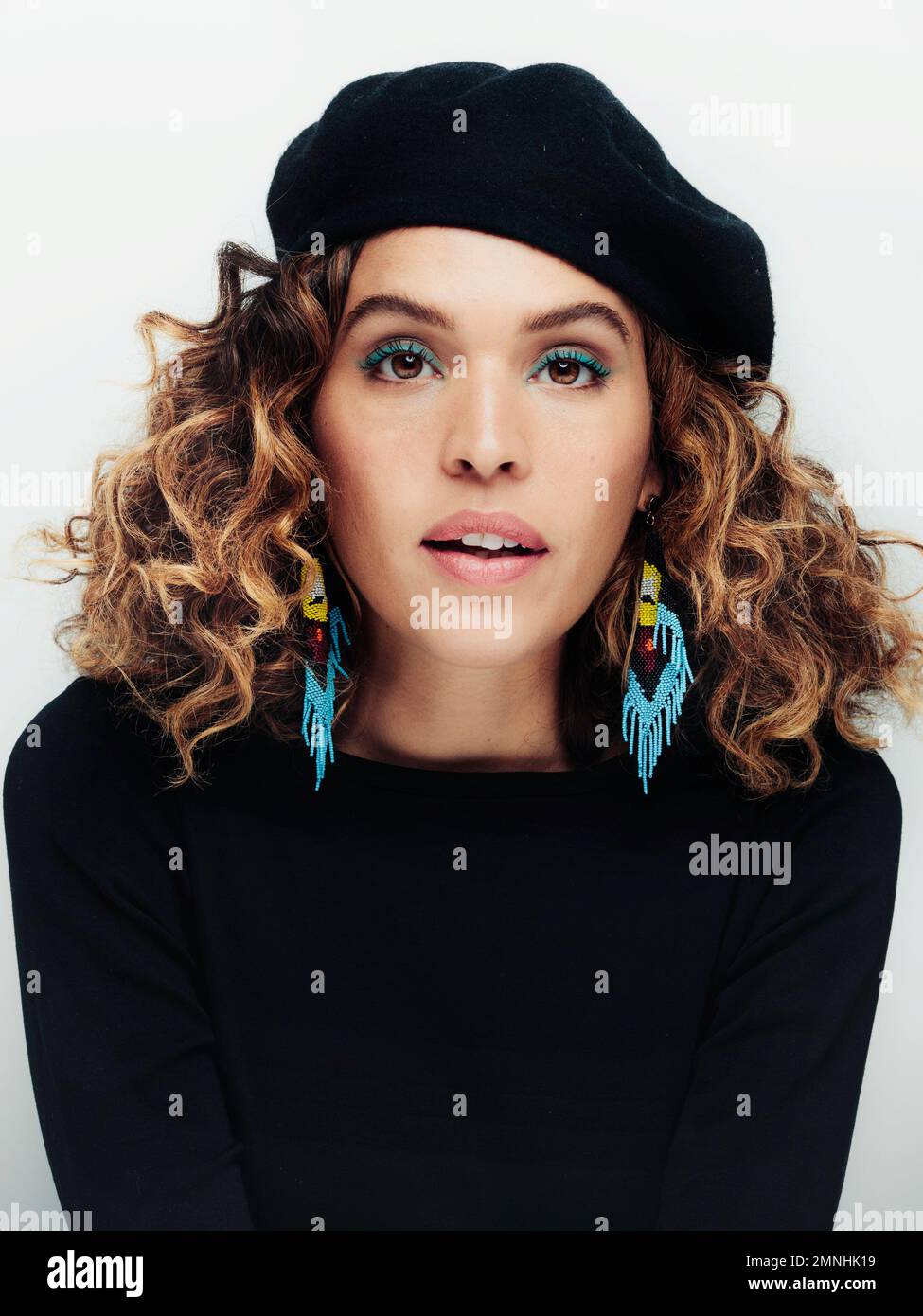 This March 20, 2018 photo shows poet and activist Cleo Wade posing for ...