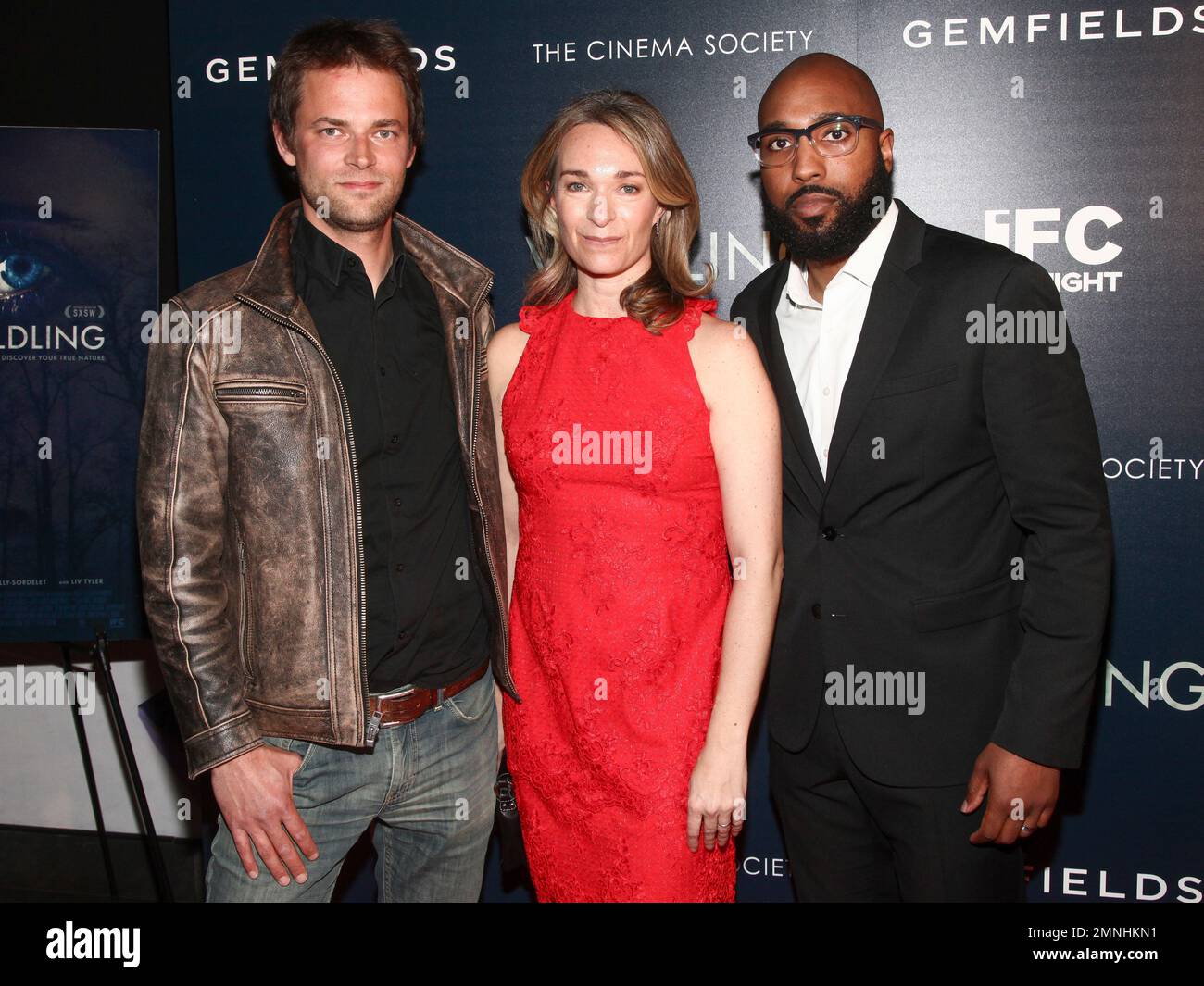 Fritz Bohm, from left, Celine Rattray and Timothy Christian attend a ...