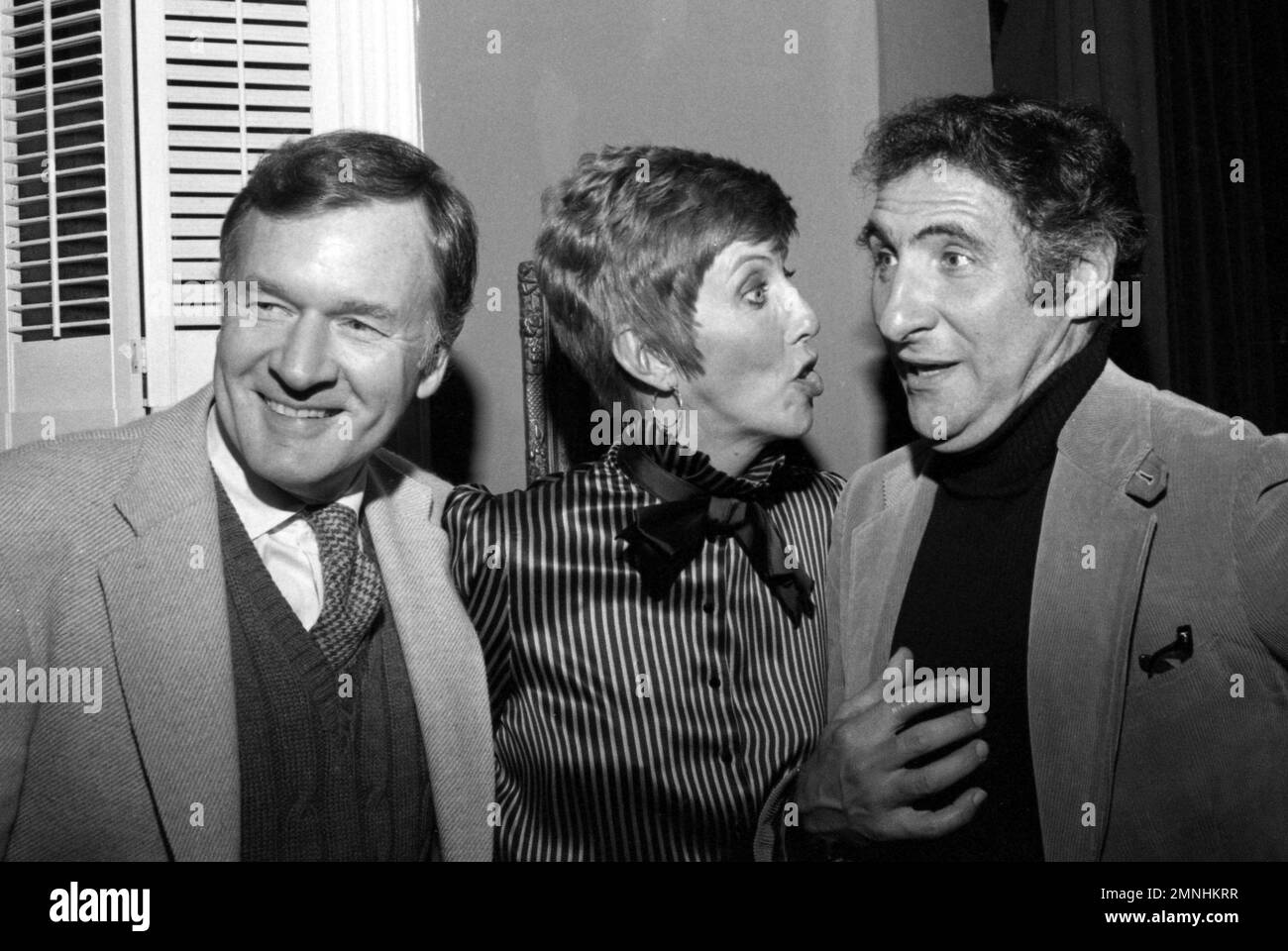 Marcia Wallace backstage with Bill Daley and Judd Hirsch at Marcia ...