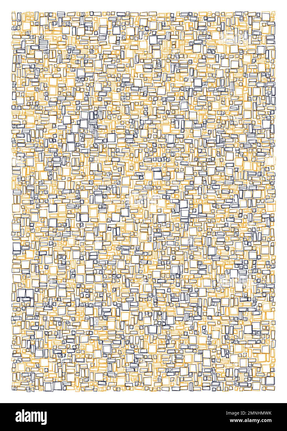 Abstract Offset Quads generative art background art illustration Stock ...