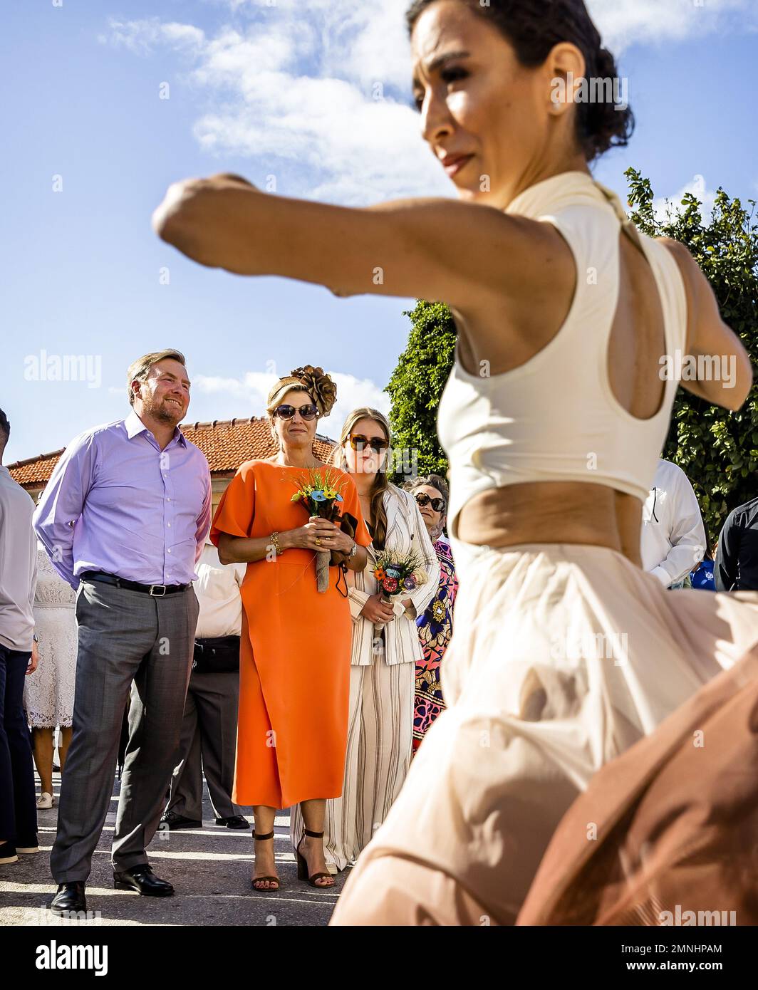 ARUBA - King Willem-Alexander, Queen Maxima and Princess Amalia during ...