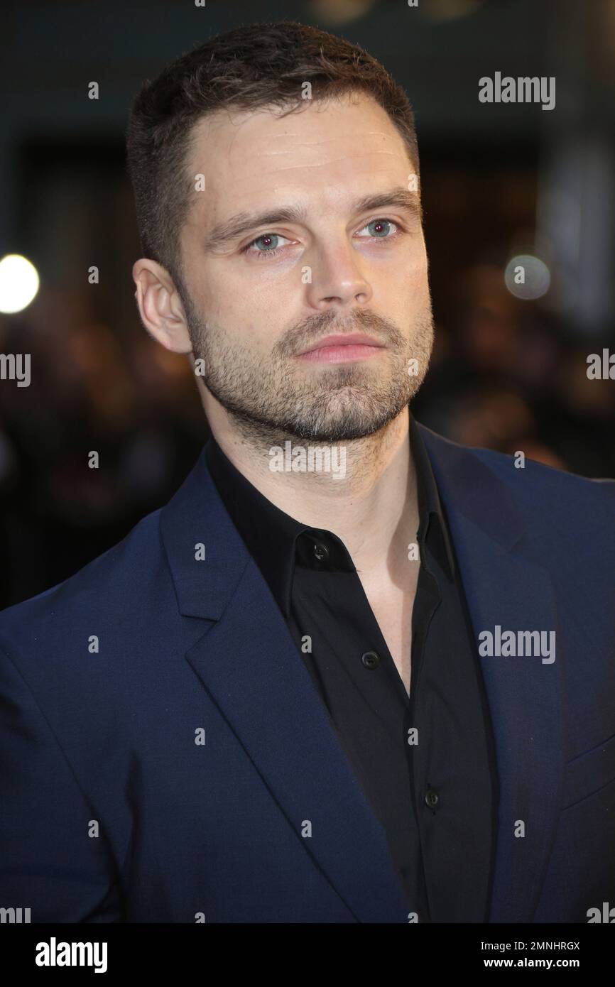 Actor Sebastian Stan poses for photographers upon arrival at the ...