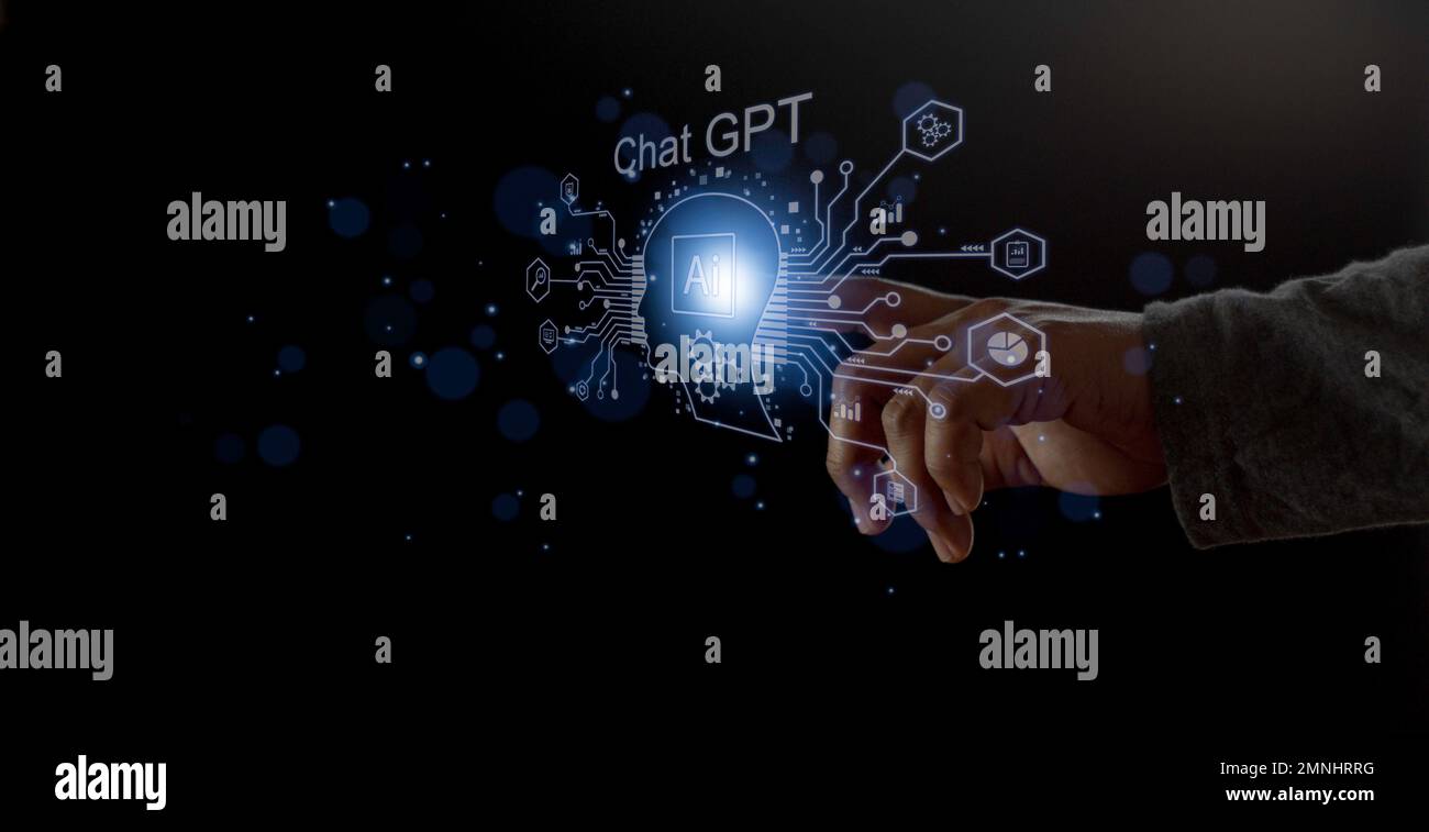 ChatGPT, using and chatting artificial intelligence chatbot. Digital ... ChatGPT, using and chatting artificial intelligence chatbot. Digital ...