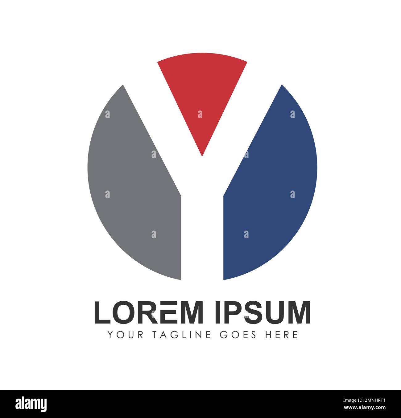 Circle Monogram Initial Letters Y vector icon Sign illustration in ...