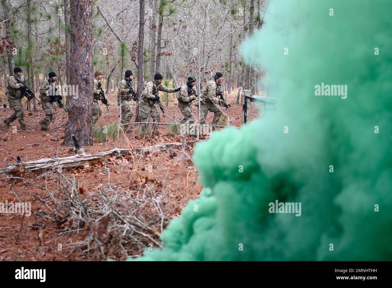 Camp Mackall, North Carolina, USA. 11th Jan, 2023. Soldiers assigned to ...