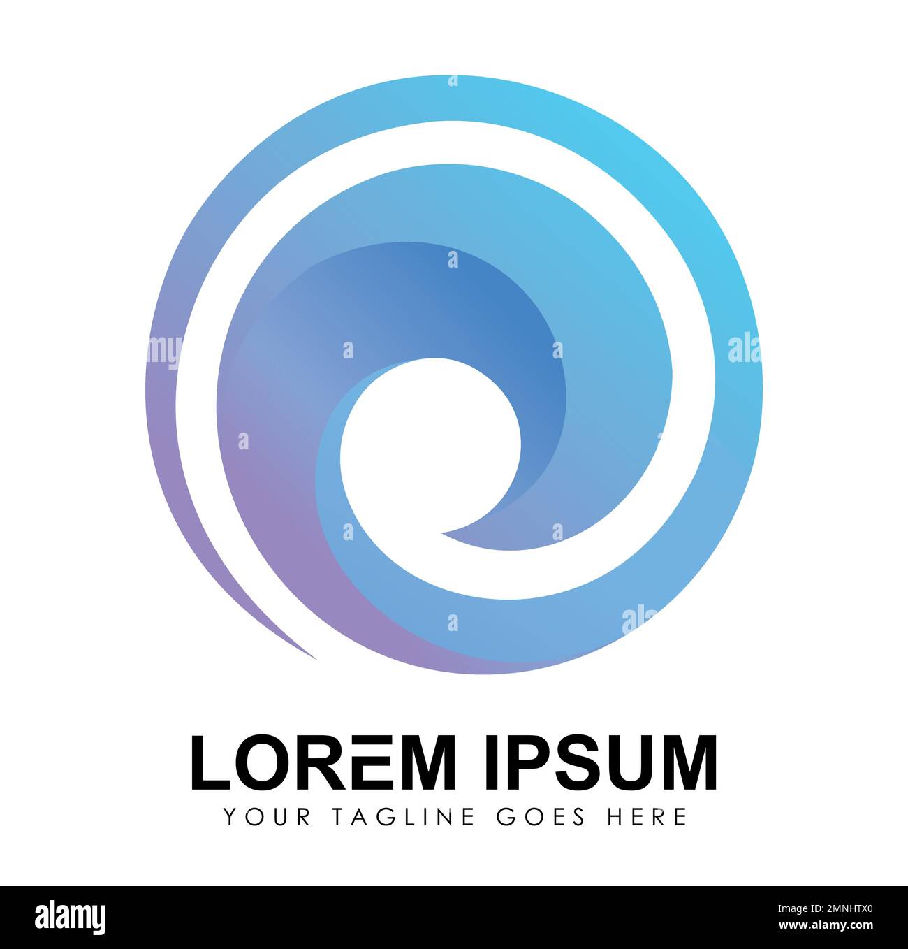 Sign in shape spiral Stock Vector Images - Alamy