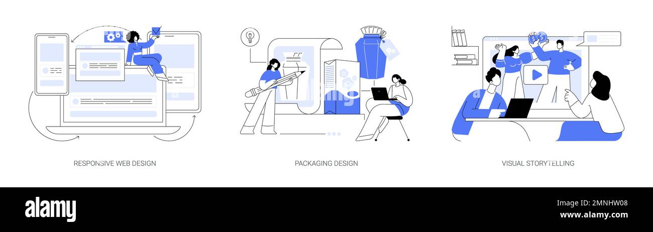 Design services abstract concept vector illustrations Stock Vector ...