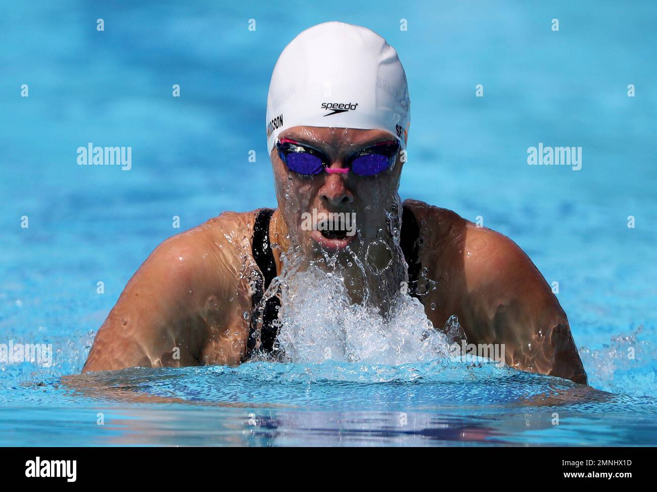 Canada's Erika Seltenreich-Hodgson competes in her women's 200m ...