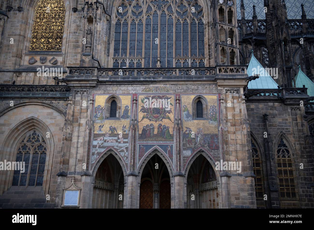 Mosaic (triptych that depicts the second coming of Jesus Christ ...