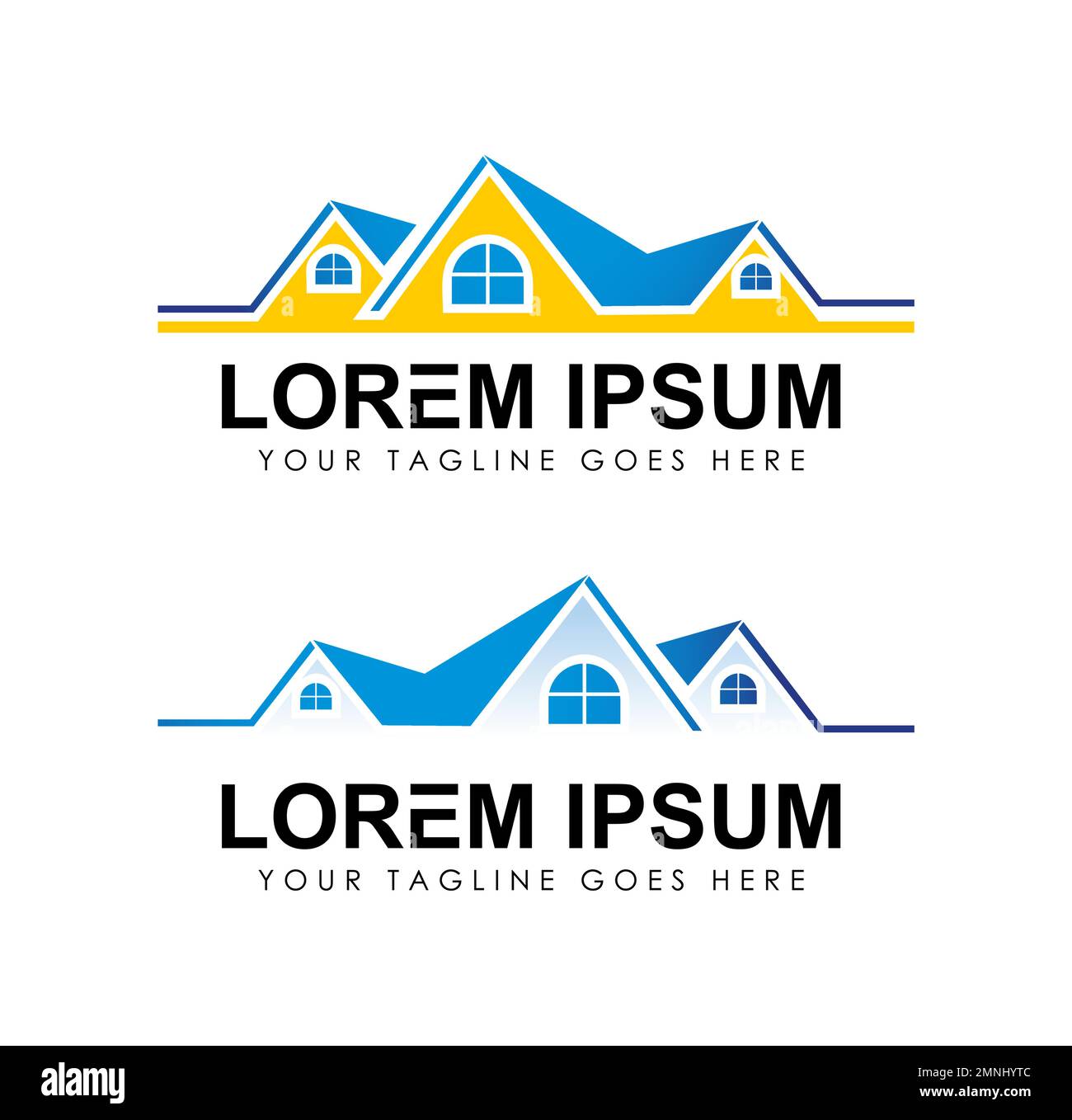 Home Real Estate Logo Vector Icon Sign illustration in white background ...