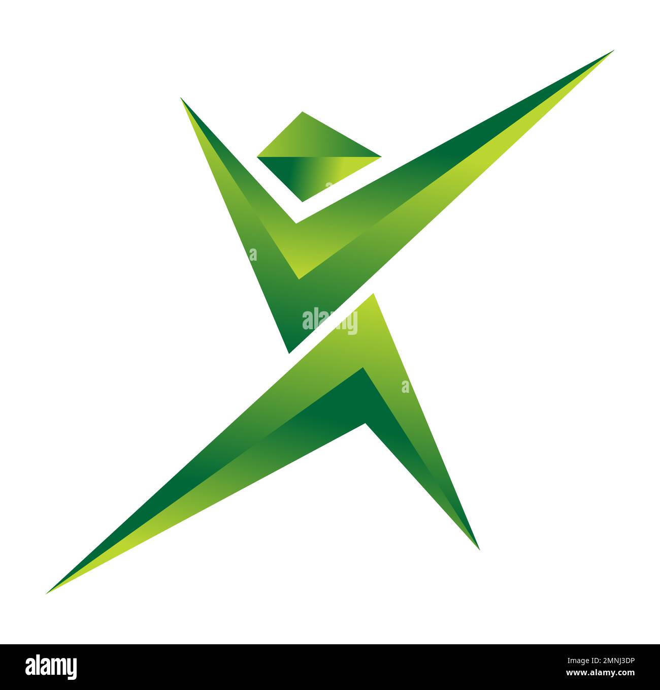 Geometric People Logo vector icon Sign illustration in white background ...