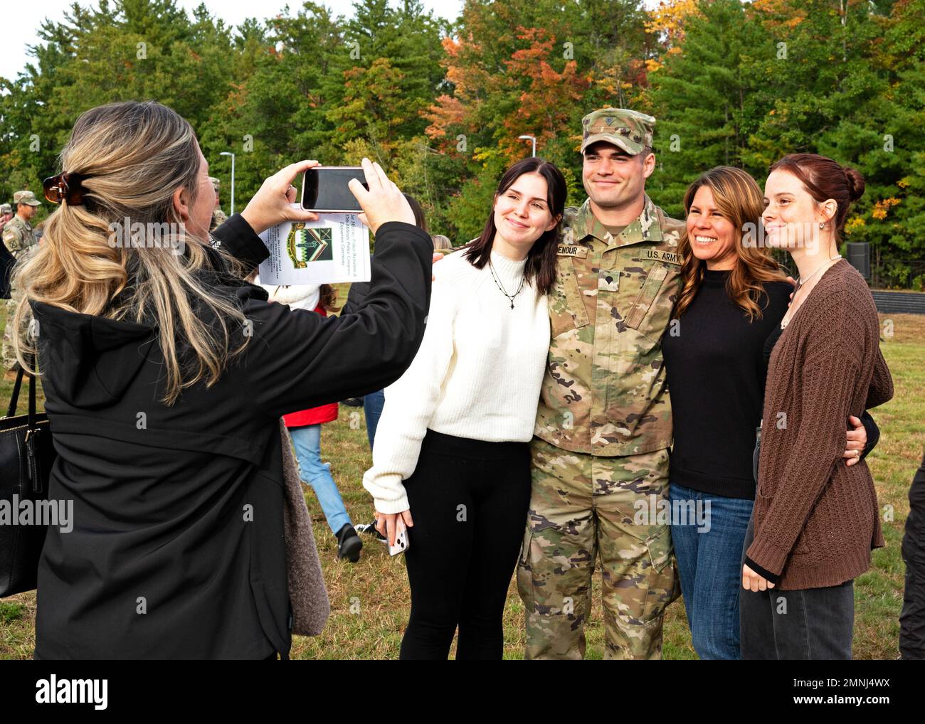 Spc. Jacob Ridenour, New Hampshire Army National Guard, poses with ...