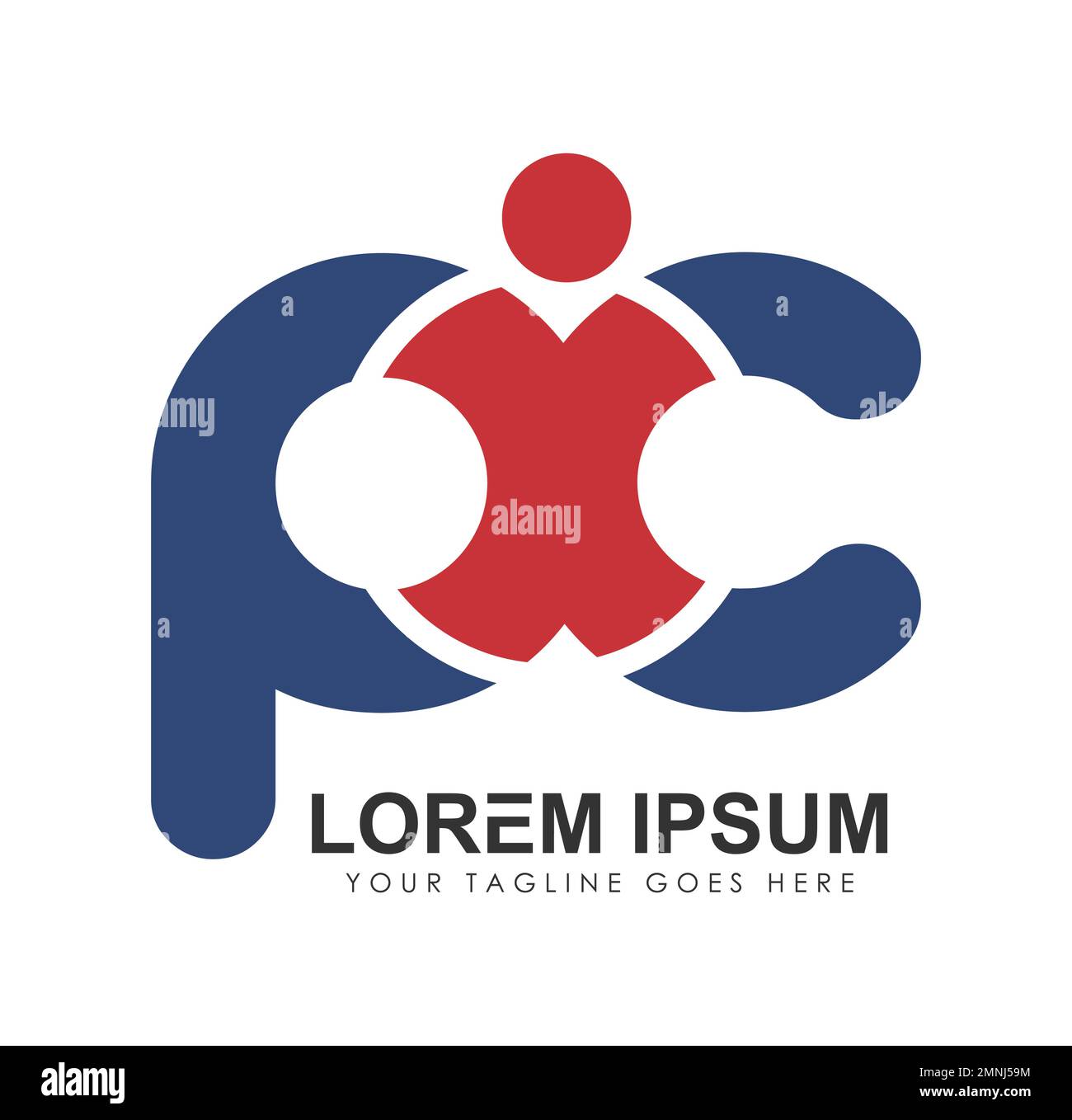 People Connected Logo Vector Icon Sign illustration in white background ...