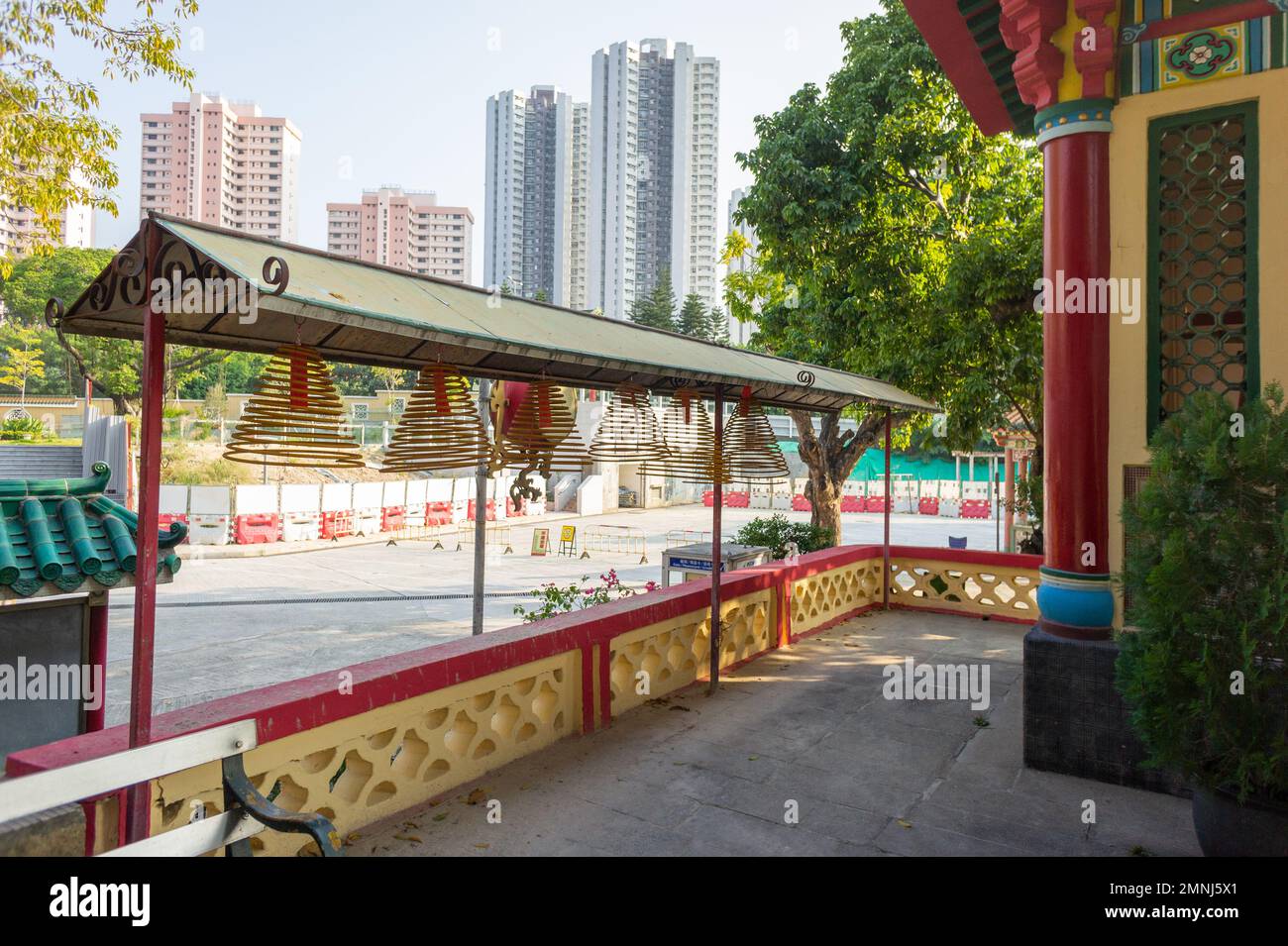 Details of Ching Chung Koon Temple at New Territories, Hong Kong, 2016 ...