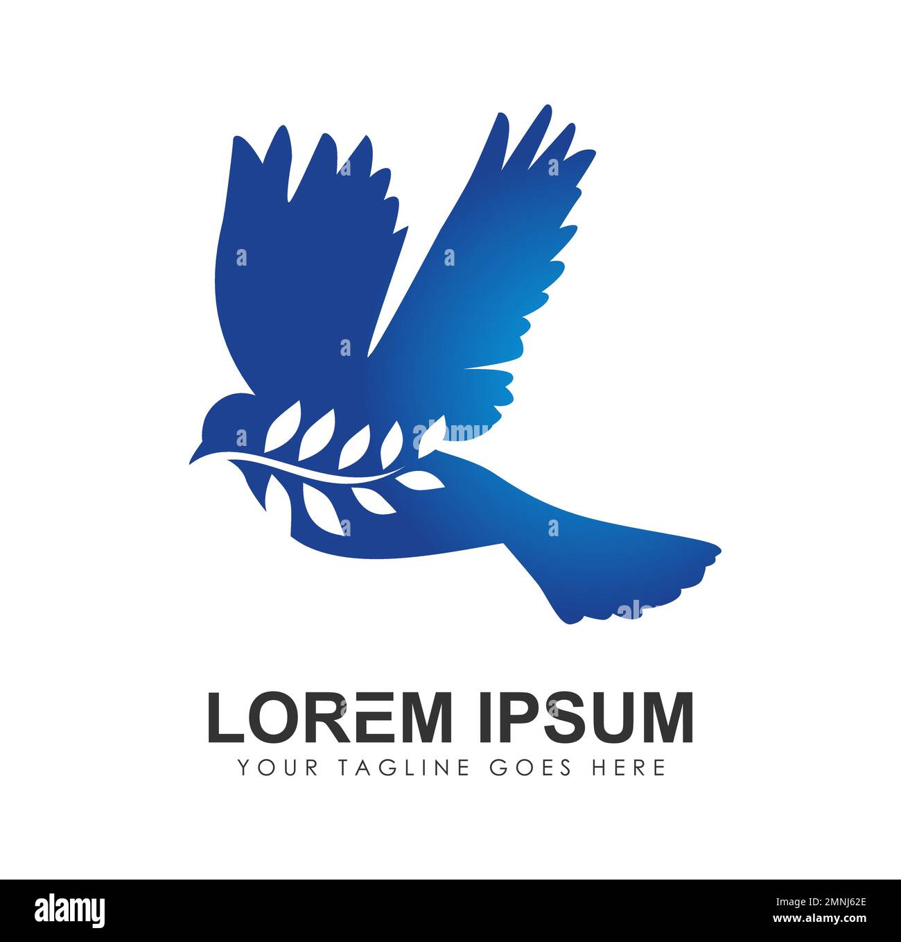 Flying Bird with Leaf Vector Icon Sign illustration in white background ...