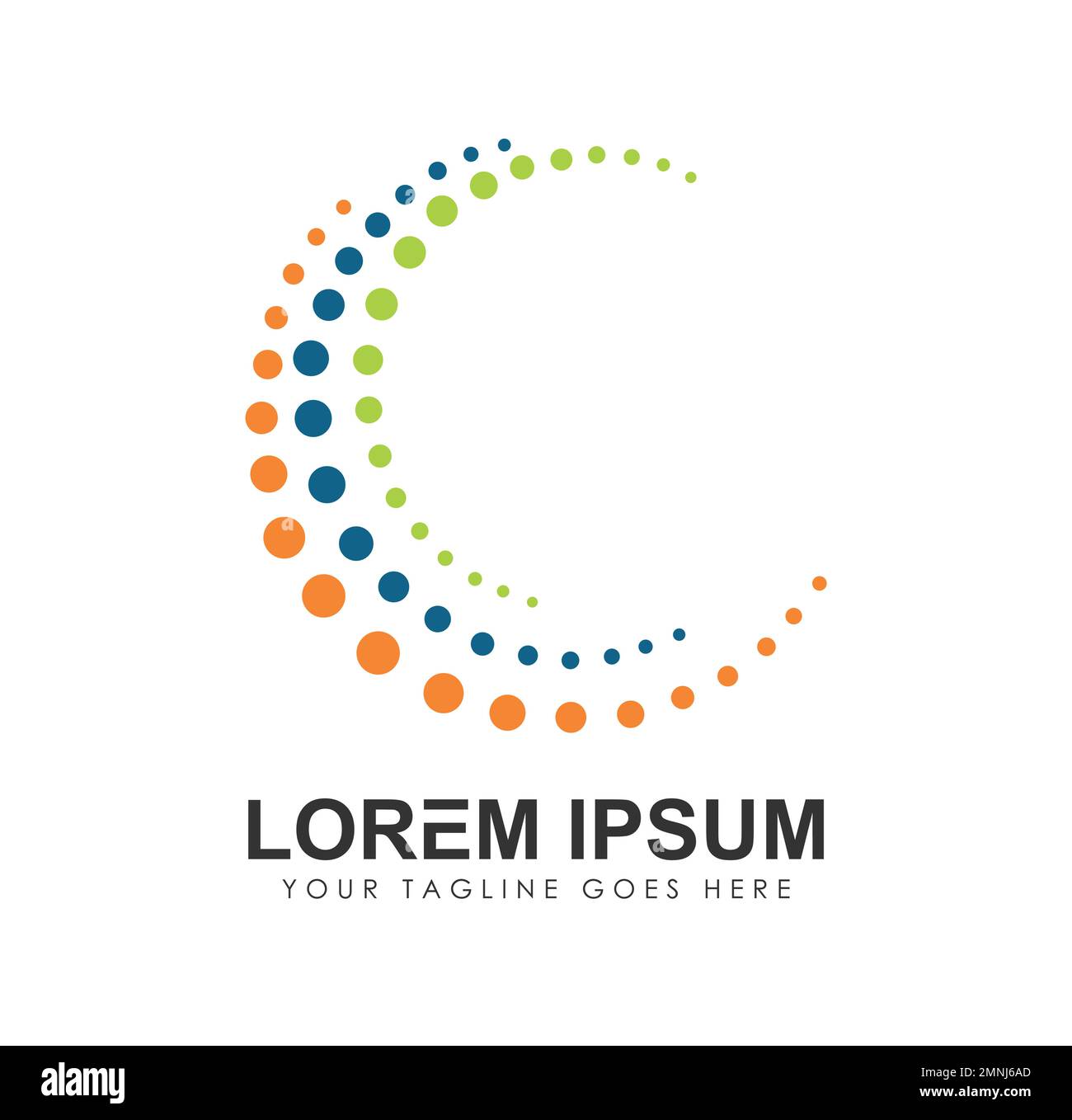 Circle Spiral Logo Vector Icon Sign illustration in white background ...