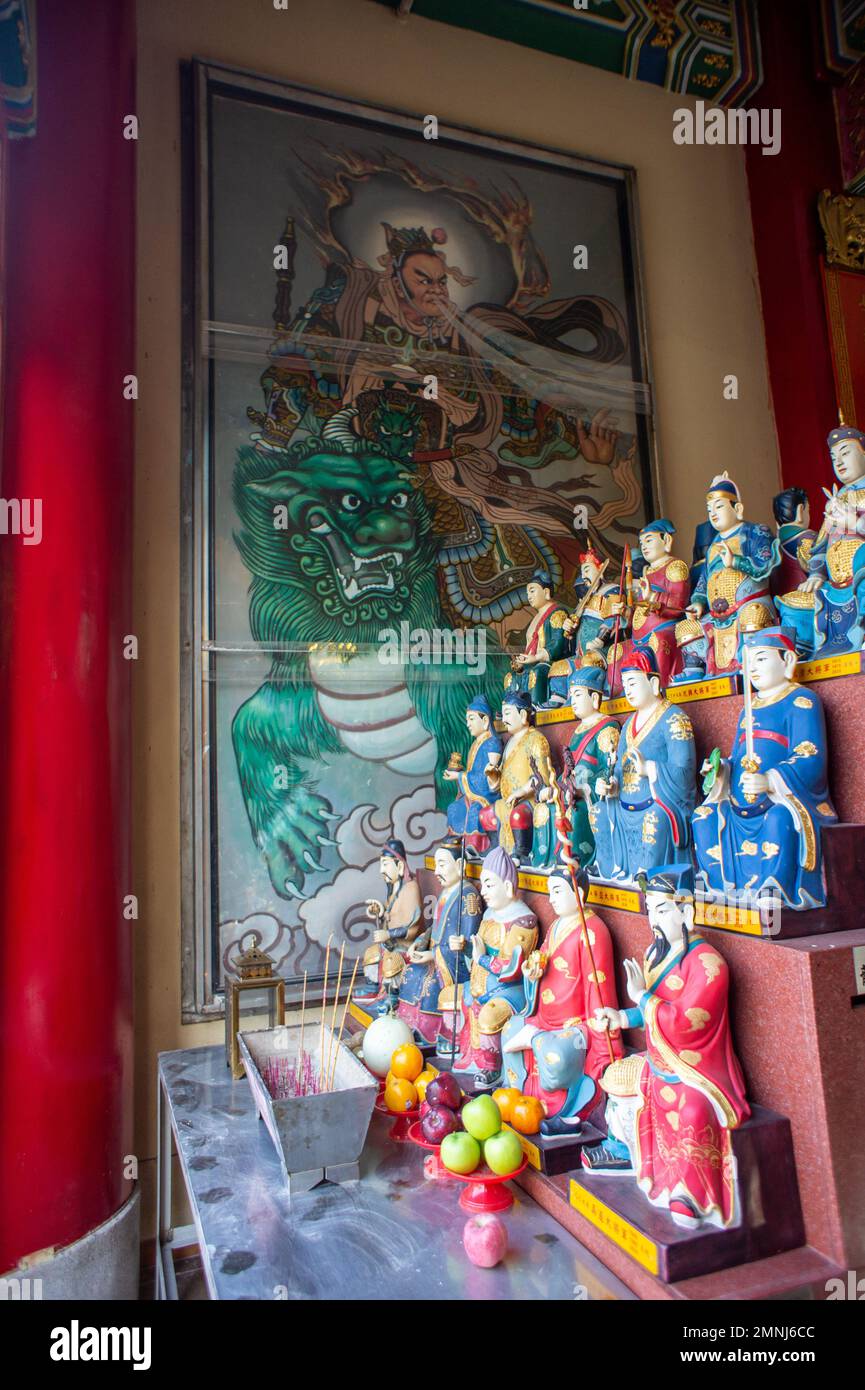 Details of Ching Chung Koon Temple at New Territories, Hong Kong, 2016 ...