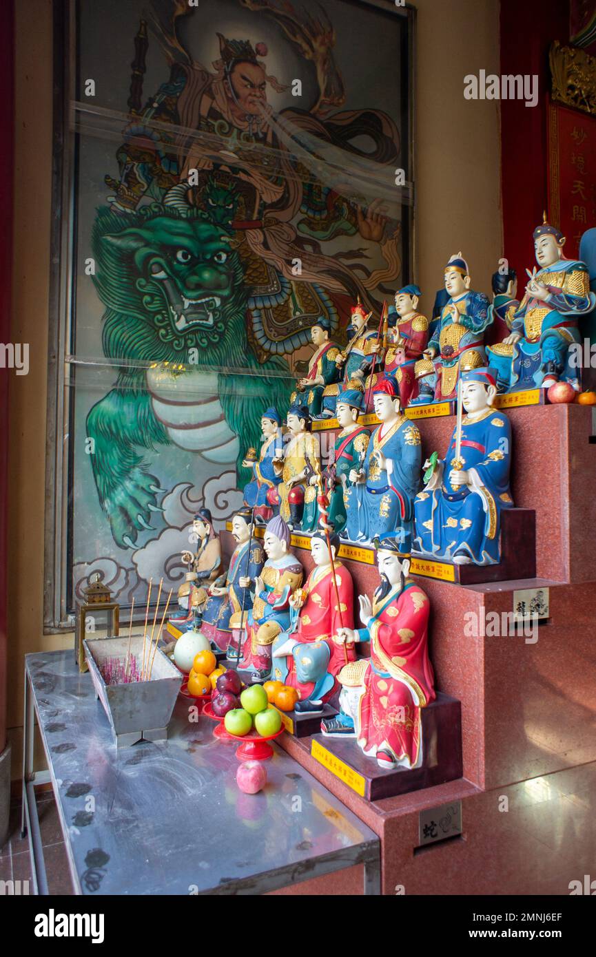 Details of Ching Chung Koon Temple at New Territories, Hong Kong, 2016 ...