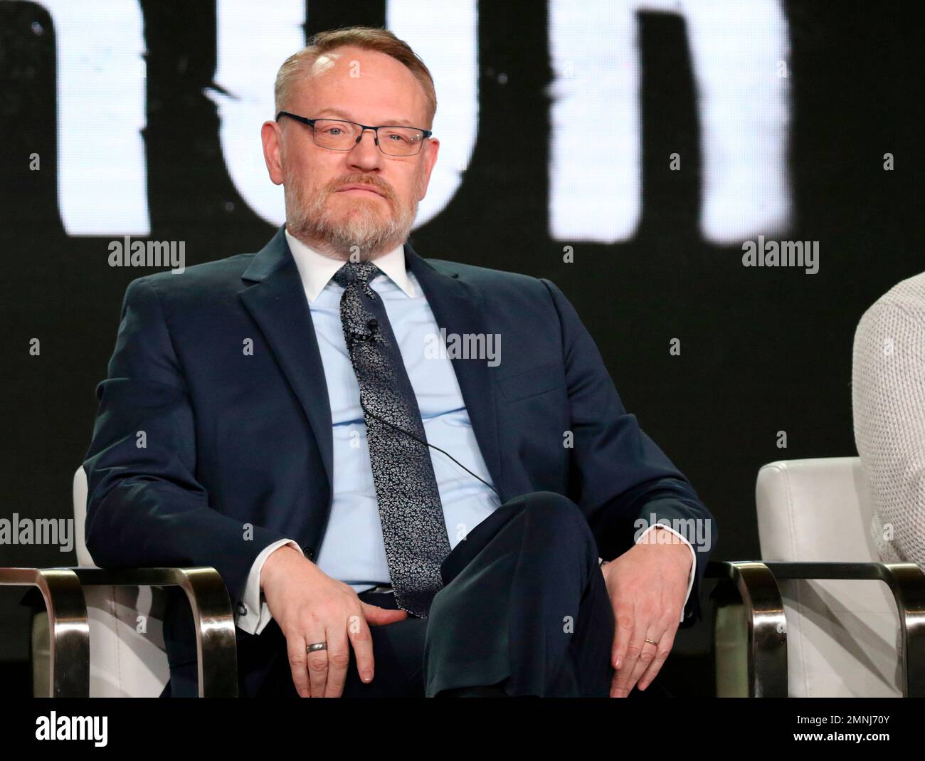 FILE - In this Jan. 13, 2018 file photo, Jared Harris participates in ...