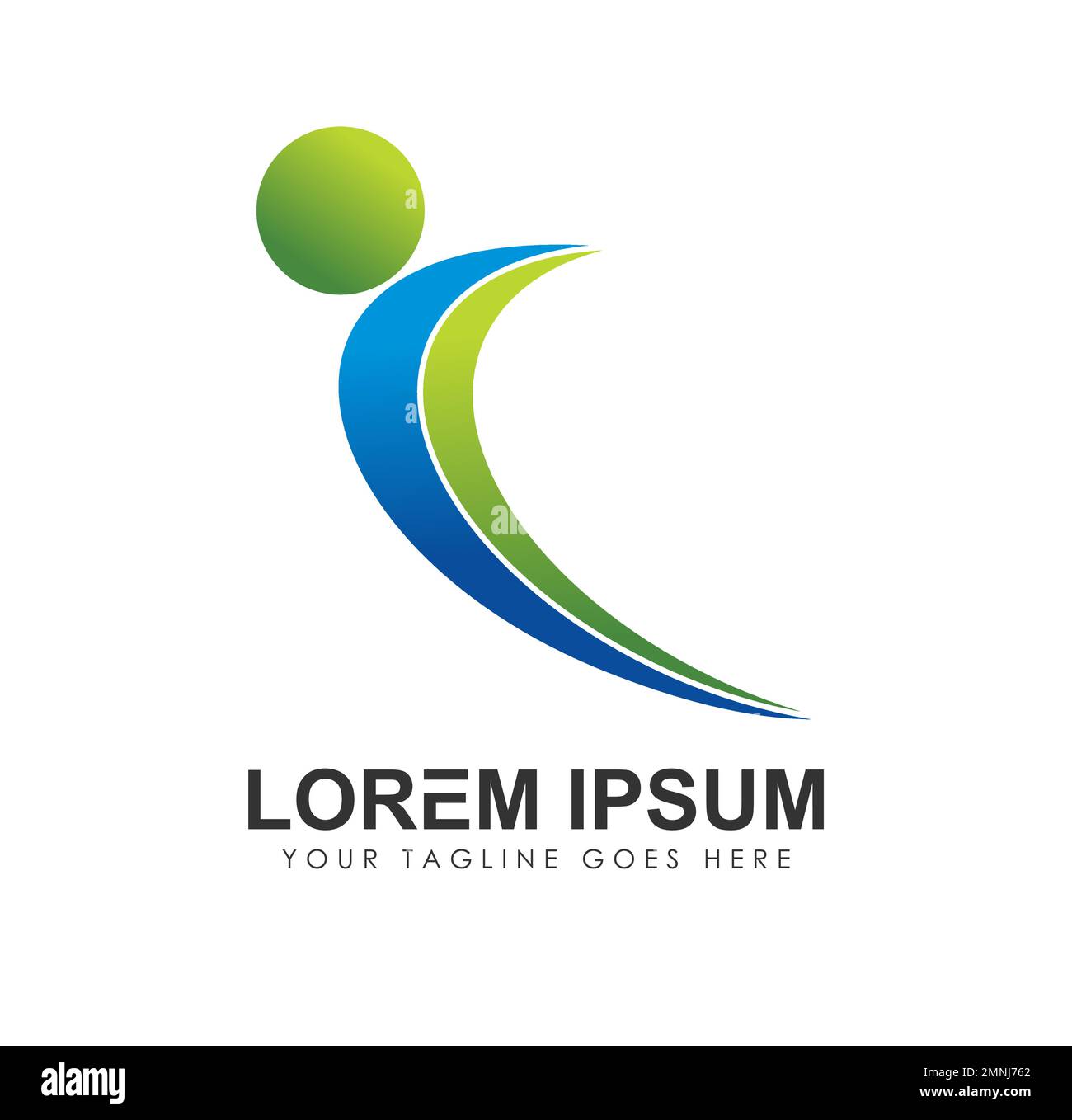 Geometric People Logo vector icon Sign illustration in white background ...