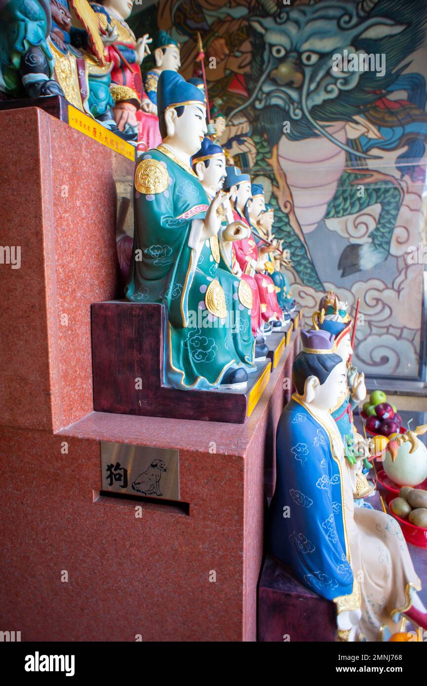 Details of Ching Chung Koon Temple at New Territories, Hong Kong, 2016 ...