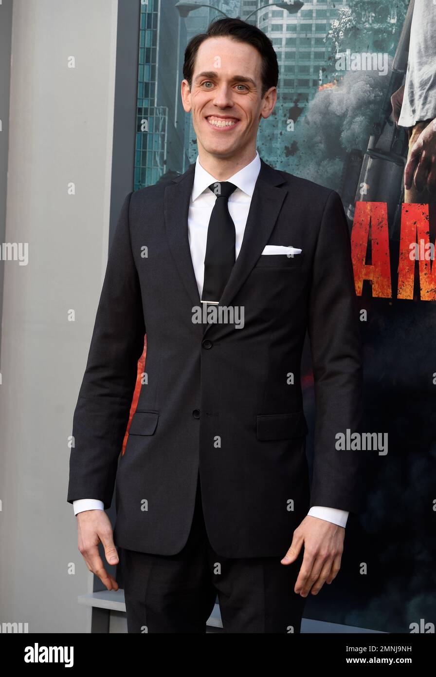 Jason Liles arrives at the world premiere of "Rampage" at the Microsoft ...