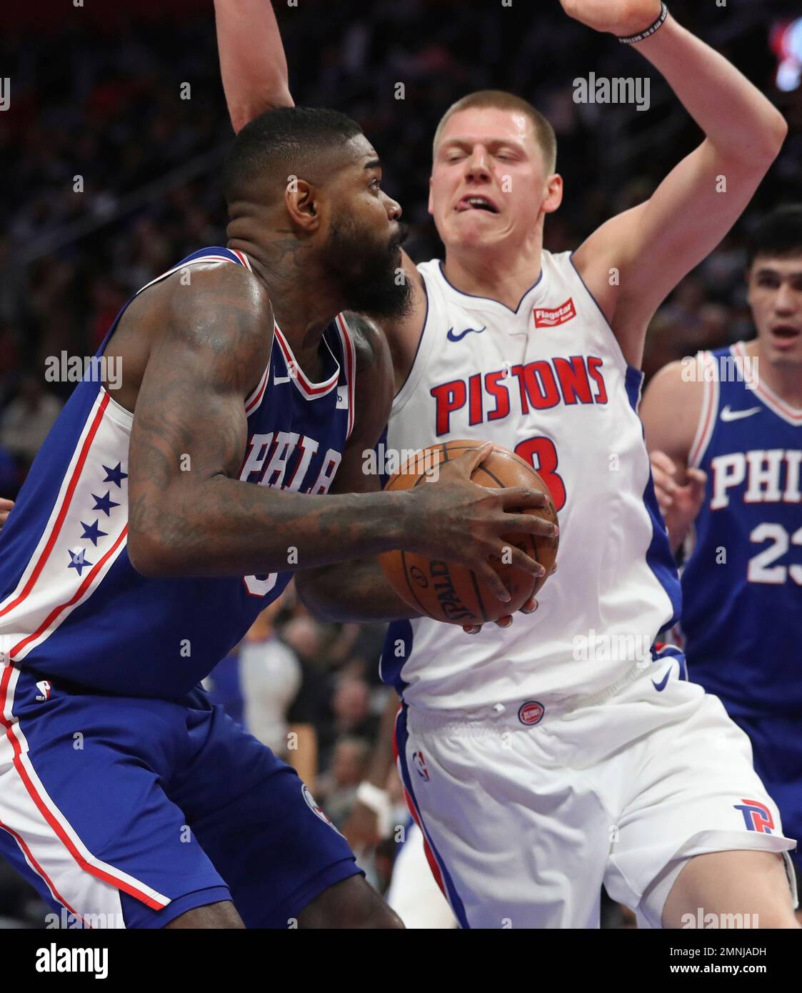 Detroit Pistons forward Henry Ellenson closes in on Philadelphia 76ers ...