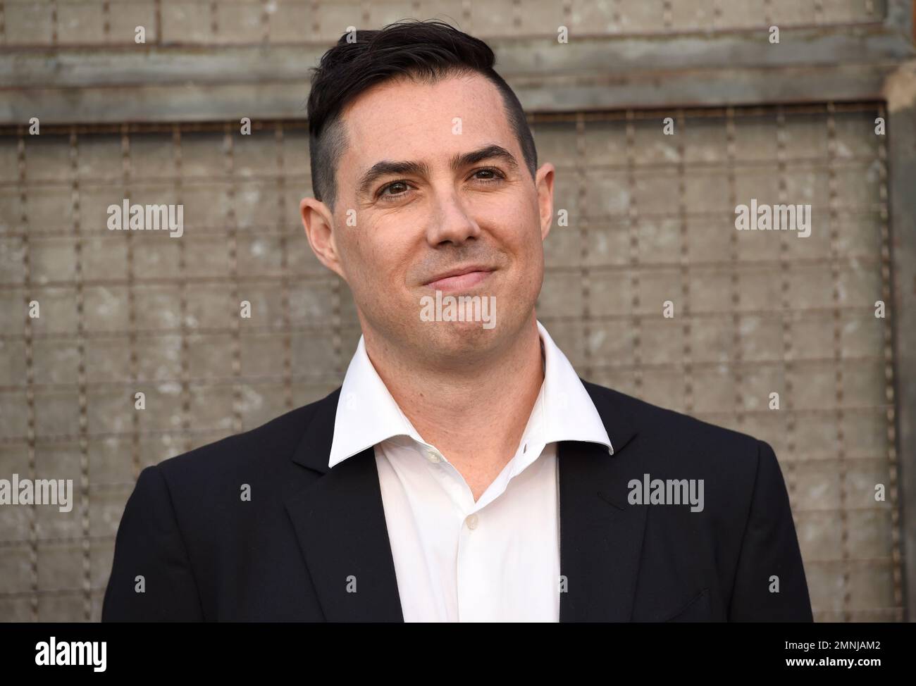 Director/producer Brad Peyton arrives at the world premiere of "Rampage ...