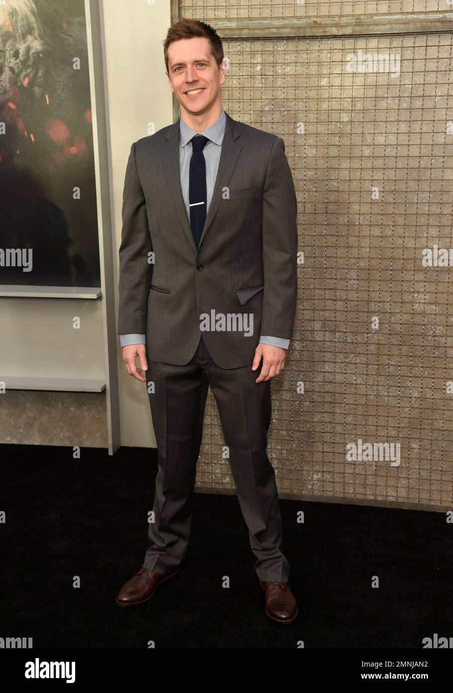 Adam Sztykiel arrives at the world premiere of "Rampage" at the ...