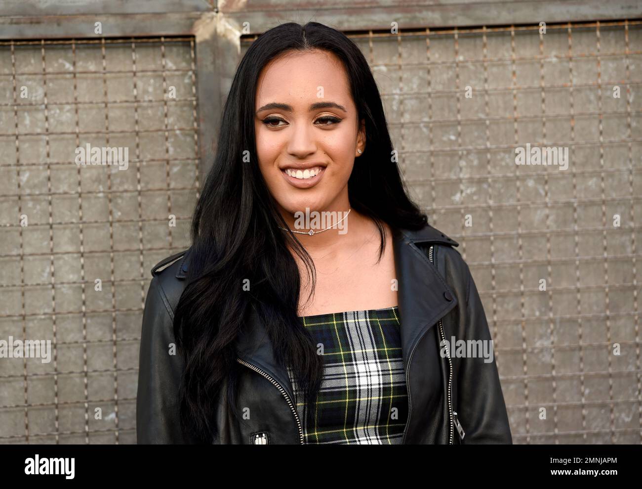 Simone Alexandra Johnson arrives at the world premiere of "Rampage" at ...