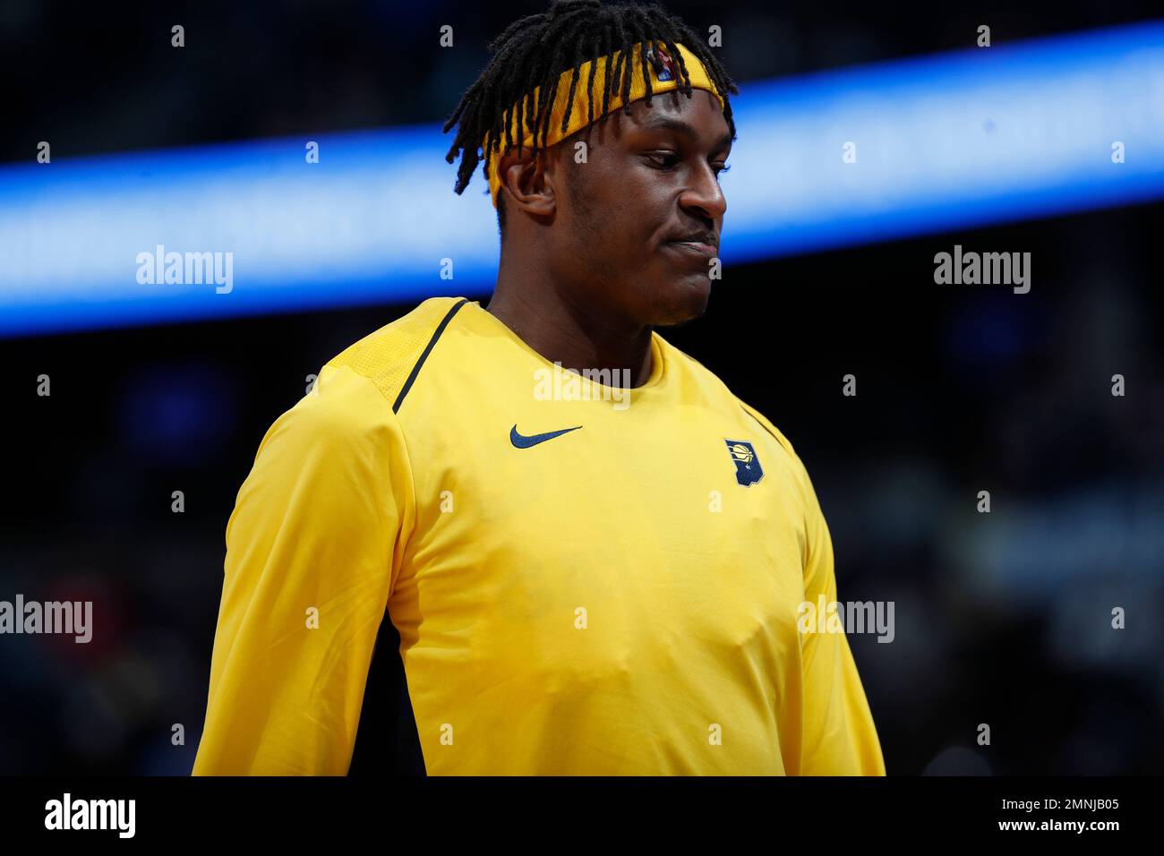 Indiana Pacers center Myles Turner (33) in the second half of an NBA ...