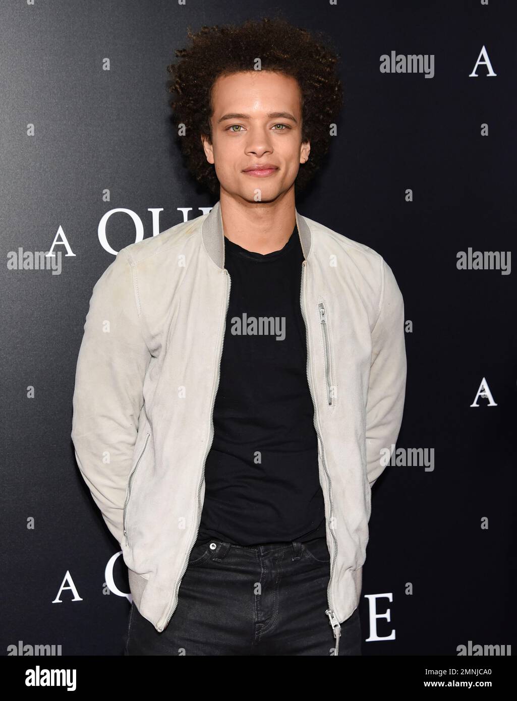Damon J. Gillespie attends the premiere of "A Quiet Place" at AMC Loews ...