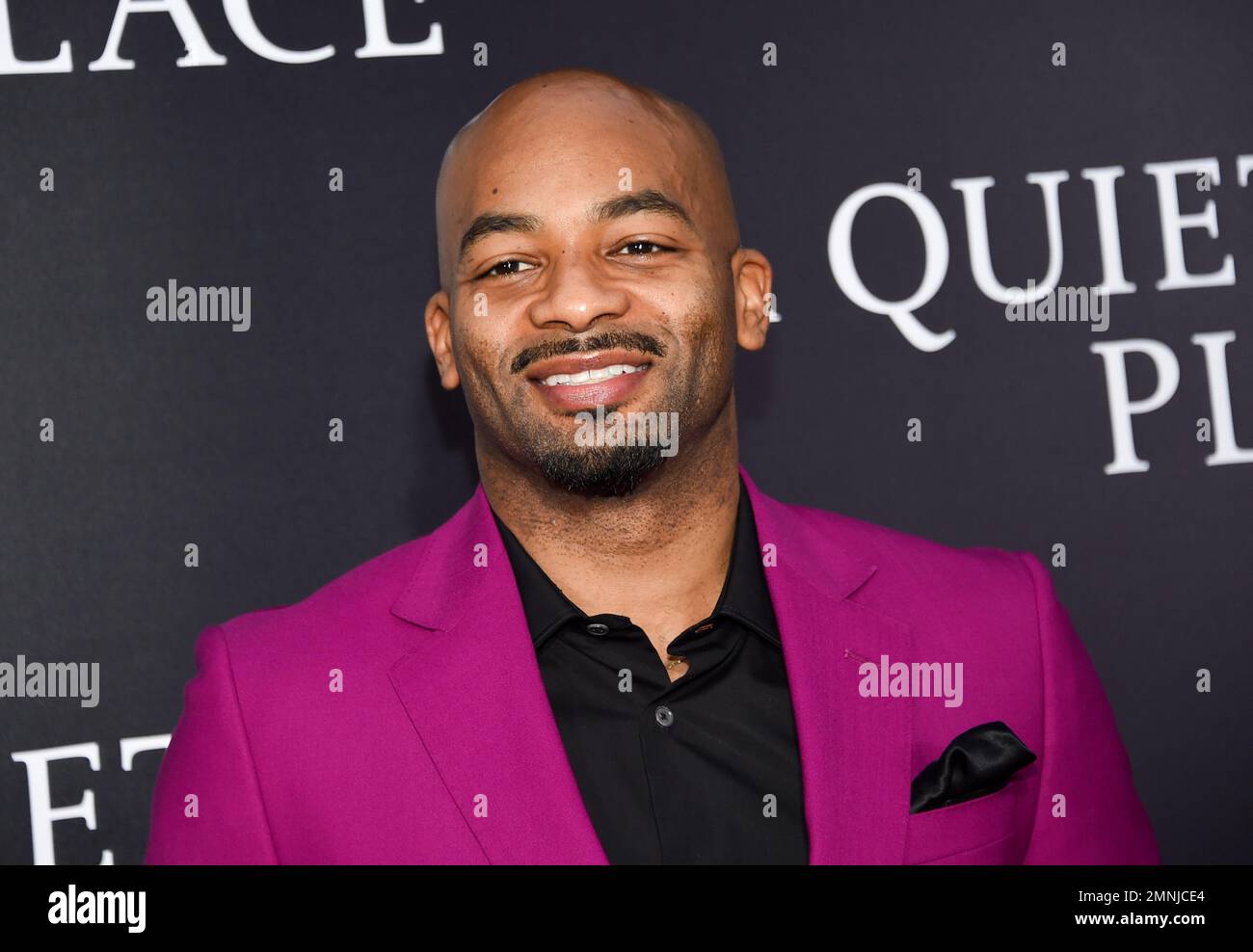 Actor Brandon Victor Dixon attends the premiere of "A Quiet Place" at ...