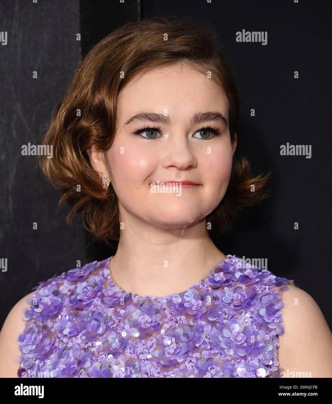 Actress Millicent Simmonds attends the premiere of "A Quiet Place" at ...