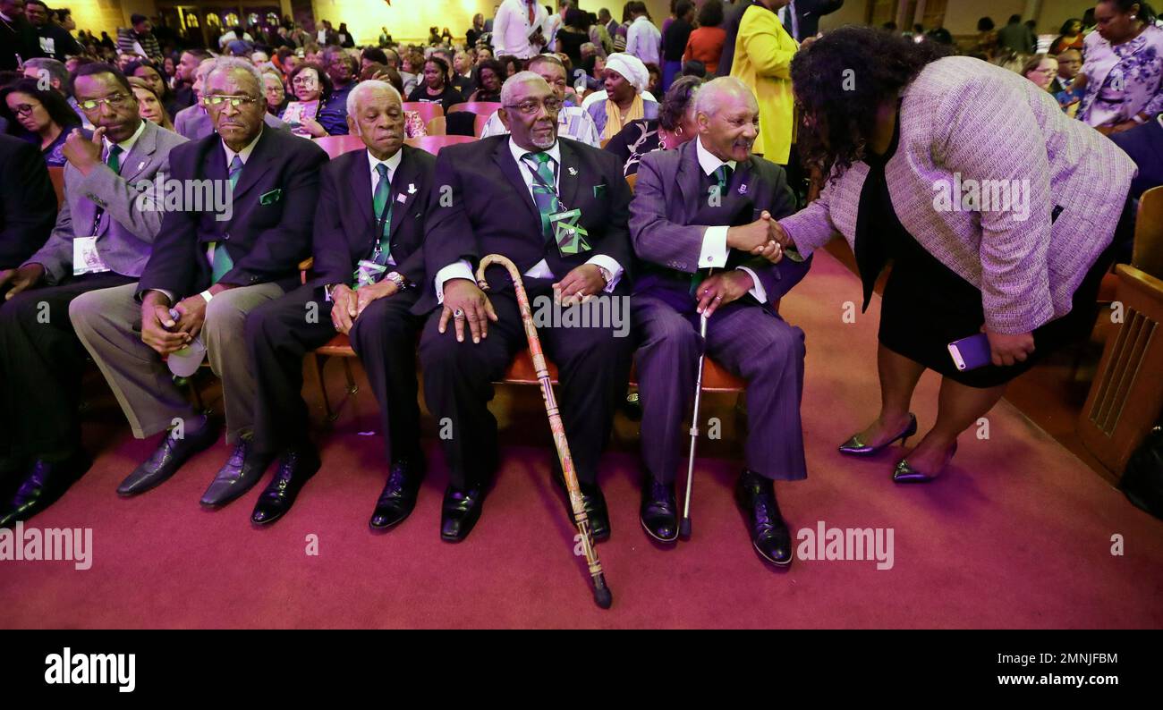 Five men who took part in the Memphis sanitation workers strike in 1968 ...