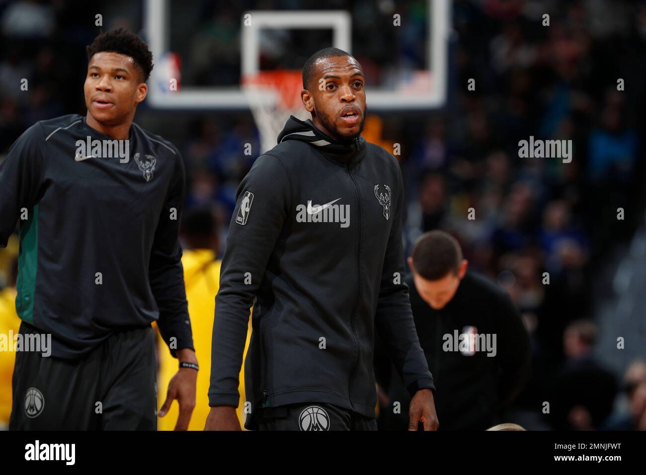 Milwaukee Bucks forward Khris Middleton (22) in the first half of an ...