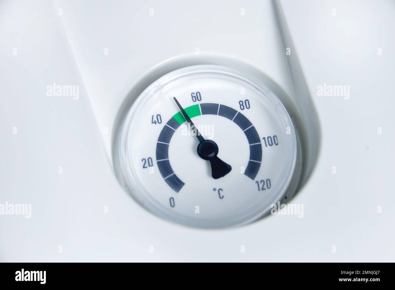 Thermometer gauge in production process and measuring temperature high ...